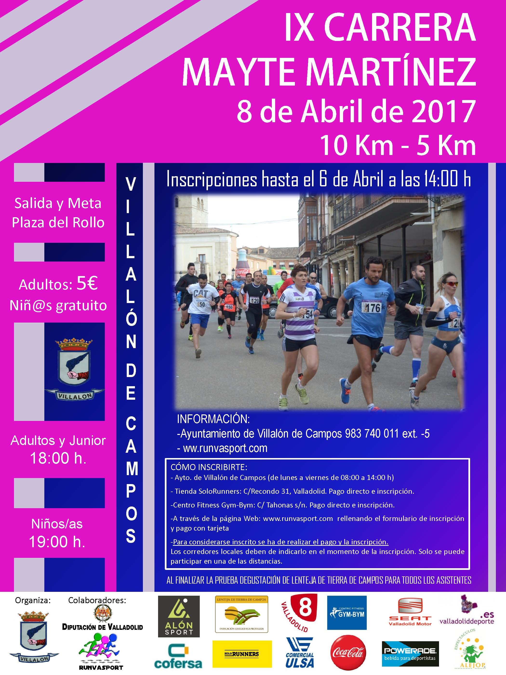 RockTheSport | IX Carrera Mayte Martínez - Villalón de Campos | 2017 ...