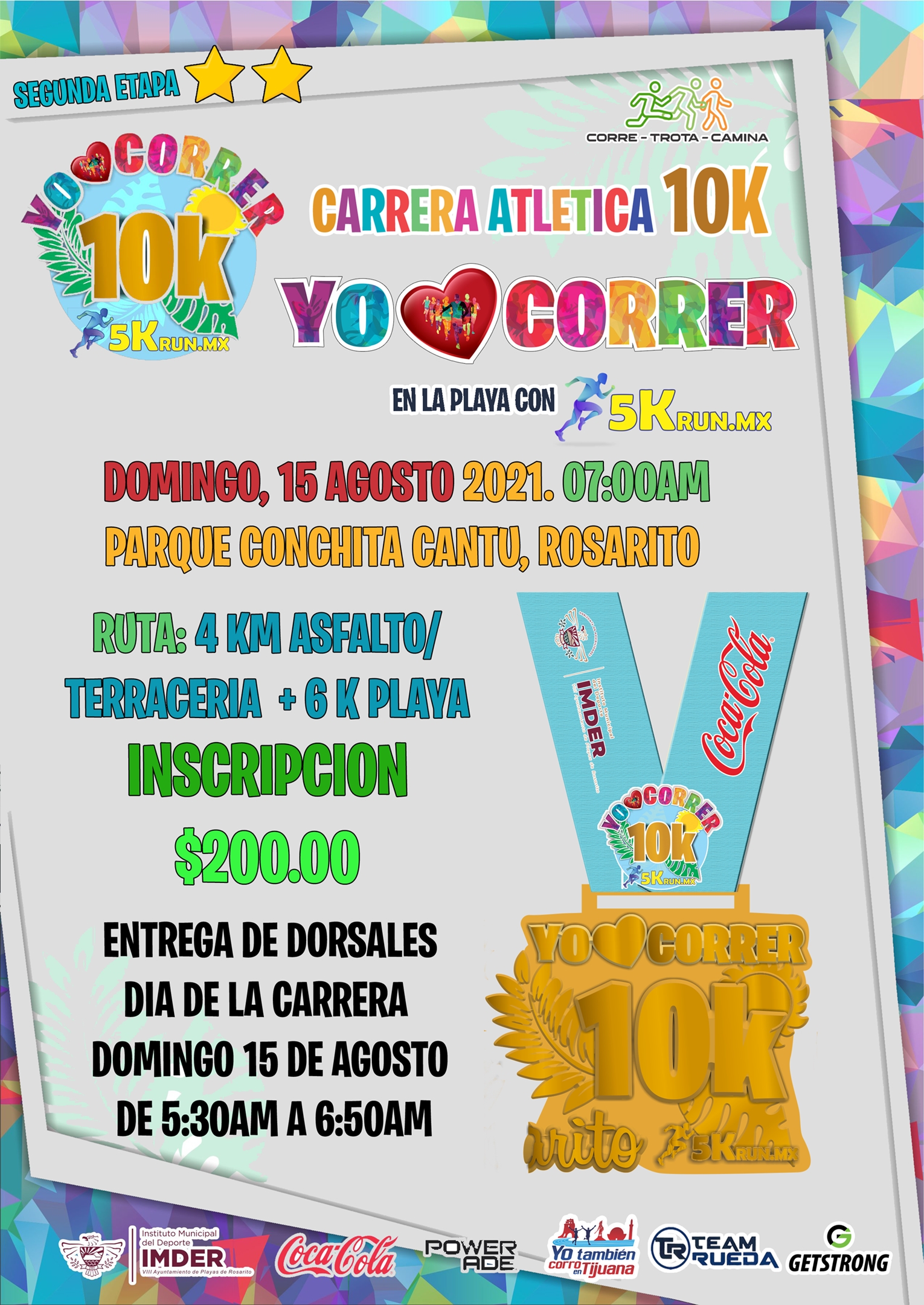RockTheSport | Yo Amo Correr 10k | 2021 | Playas de Rosarito Baja ...